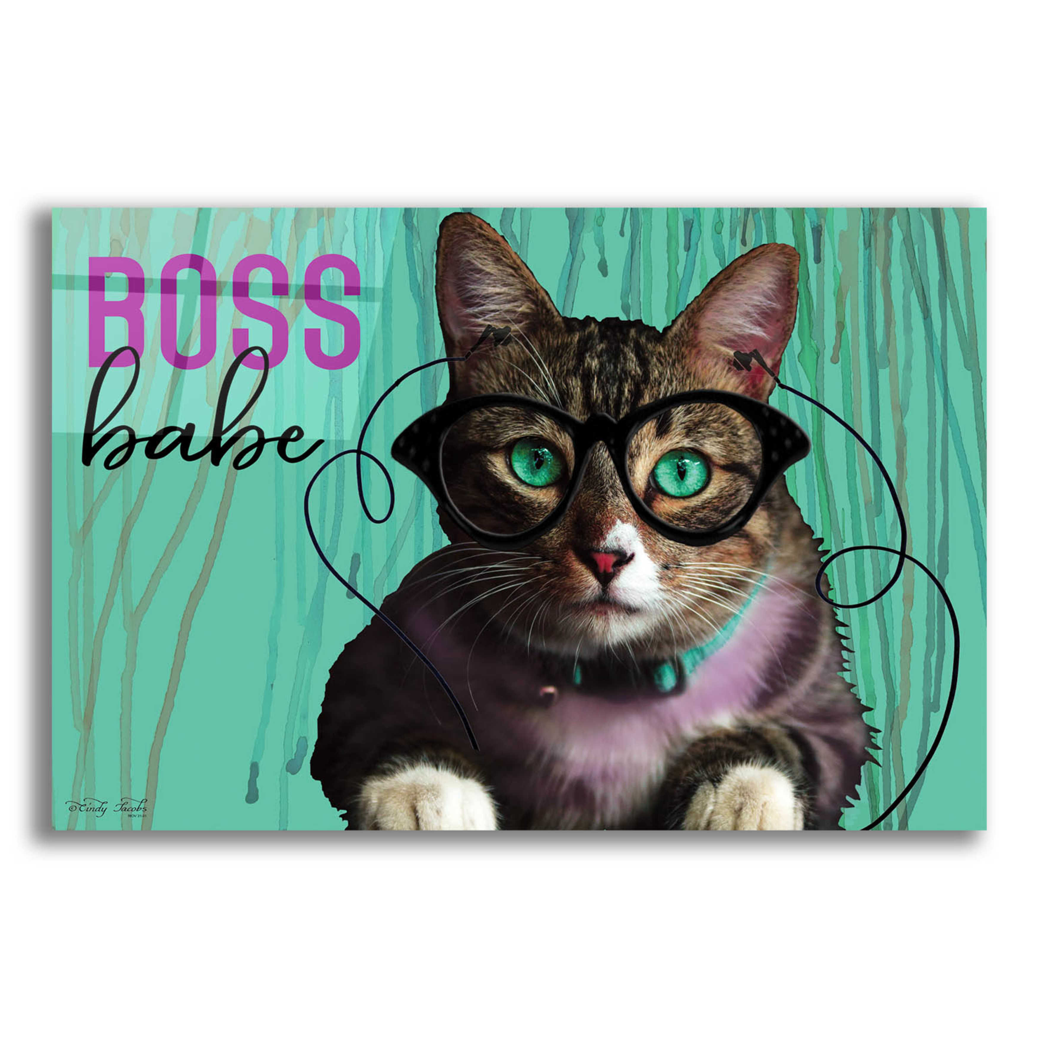 Trinx ''Boss Babe'' By Cindy Jacobs, Acrylic Glass Wall Art - Wayfair Canada